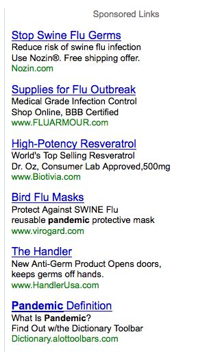 Swine Flu Maps Screenwerk