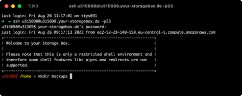 Remote Backups CloudPanel Documentation