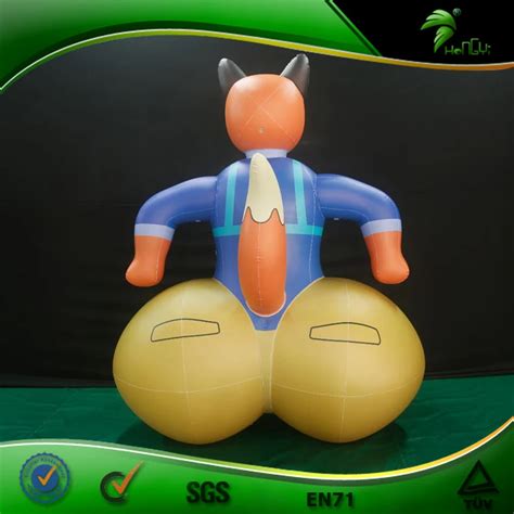 Hongyi Custom Inflatable Sexy Fox Big Ass Fox Shape Model Sph Doll For
