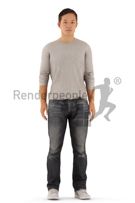 Ryo Animated 003 Idling Renderpeople