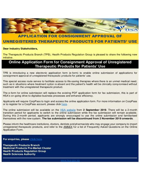 Fillable Online Online Application Form For Consignment Approval Of