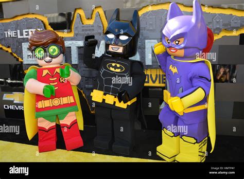 Los Angeles Usa 4th Feb 2017 Batman Robin And Catwoman Characters At