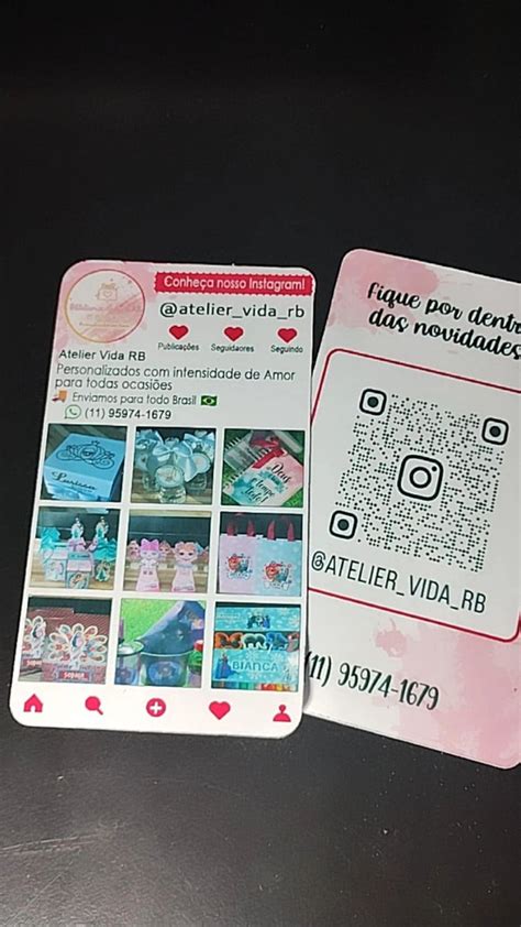 Cartão Feed Instagram Elo7 Produtos Especiais