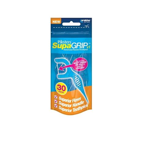 Buy Piksters Supagrip Flossers Toothpick 30 Pieces Pack Of 2 Online
