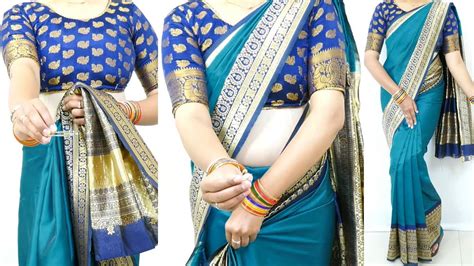Very Easy Step By Step Saree Draping Gauid | Saree Draping Tips & Tricks | Beginners Sari Drape ...