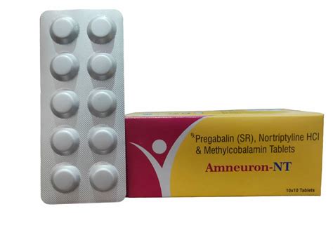 Pregabalin Nortriptyline And Methylcobalamin Tablet Nortipan M Latest