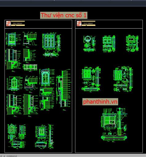888 File cad cnc cực hiếm gồm các CNC vách CNC trần