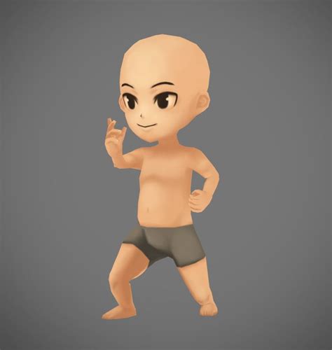 Rigged Character Base Free 3d Models Download Free3d