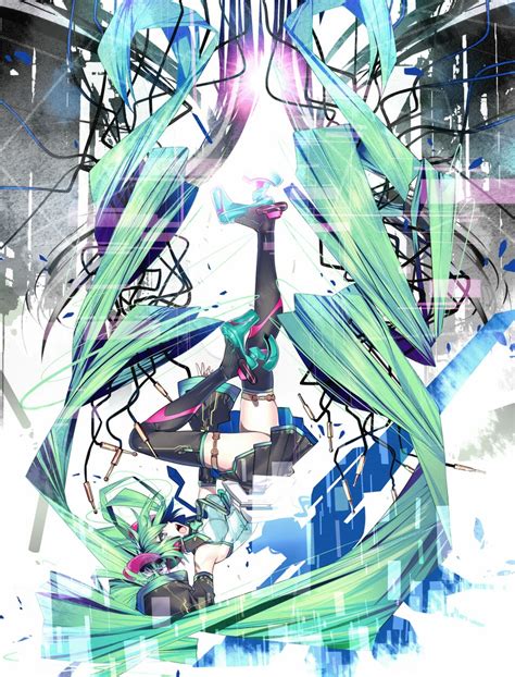 Hatsune Miku Vocaloid Drawn By Hullabaloo Danbooru