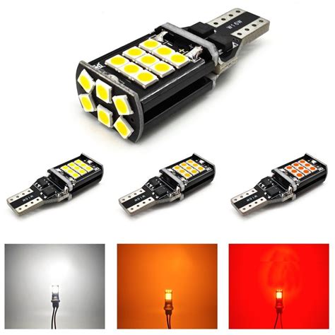 W16W LED żarówka 12-24V CANBUS 1200lm Biała mocna - motoLEDy ...
