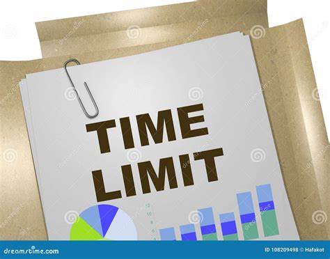 Time Limit Concept Stock Illustration Illustration Of Money 108209498