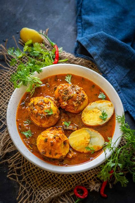 Egg Masala Recipe Step By Step Video Whiskaffair