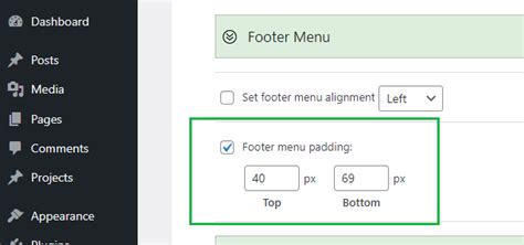 Change The Divi Footer Menu Height Divi Booster