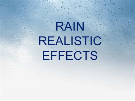 Rain Realistic Effects Environment Unity Asset Store