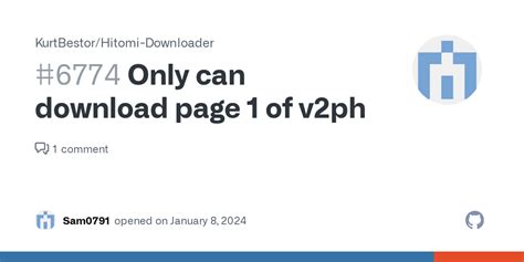 Only Can Download Page 1 Of V2ph · Issue 6774 · Kurtbestorhitomi