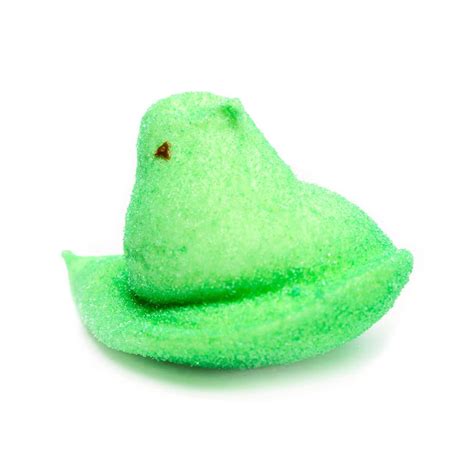 Peeps Marshmallow Chicks Candy Green 10 Piece Pack Bestcandyshop
