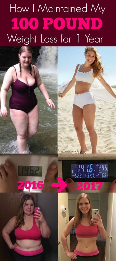 How I Maintained My 100 Pound Weight Loss For One Year My Girlish
