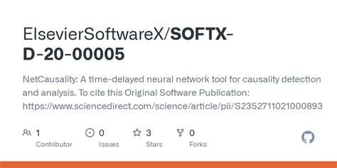 GitHub ElsevierSoftwareX SOFTX D NetCausality A Time Delayed Neural Network Tool