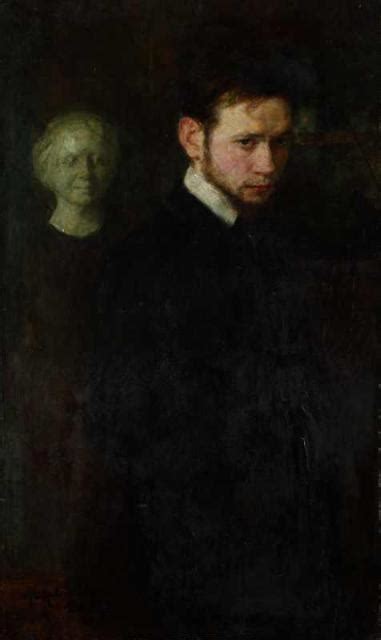 Portret Poety Leopolda Staffa 1903 Olej Na Tekturze 100 X 60 Cm Muzeum