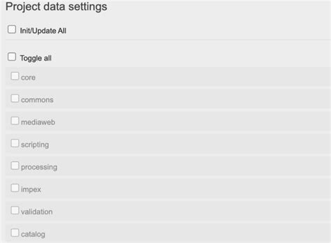 Project Data Does Not Import From The Hac In Sap Commerce 2205
