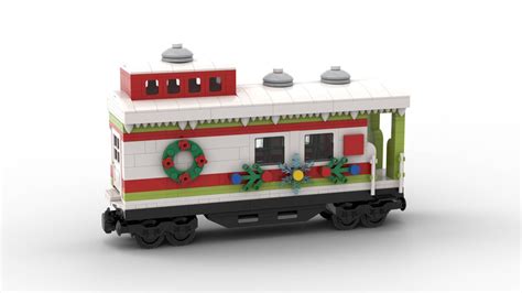Lego Moc Train Wagon De Noël Christmas Wagon Moc By Mimi68