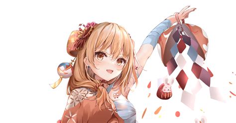 女の子 正月宵宮 なごみなごんのイラスト Pixiv
