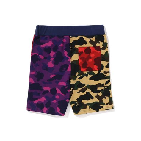 Bape Mix Camo Crazy Sweat Shorts Ss23 Multibape Mix Camo Crazy Sweat
