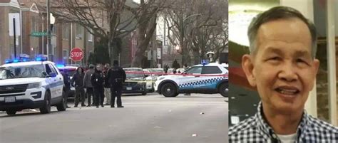71岁华翁遭处决式枪杀 案发芝加哥唐人街小学门口 连开十几枪 疑为随机作案 枪击案 警方 受害者