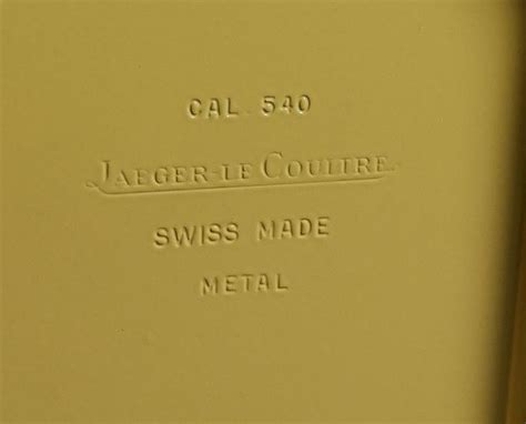 Jaeger Lecoultre Atmos Clock Model 540 Square Face