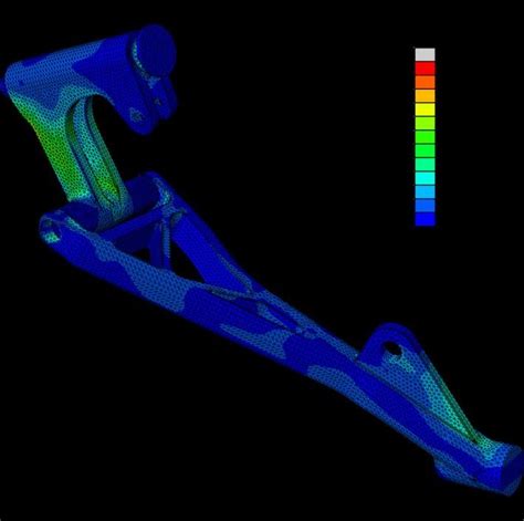 FE Static Analysis Of The Redesigned Component Download Scientific Diagram