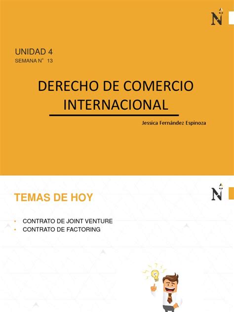 Semana 13 Derecho Upn Pdf Factoring Finanzas Business