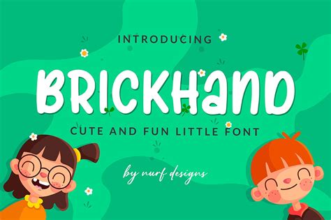 Brickhand Display Font Dafont Free