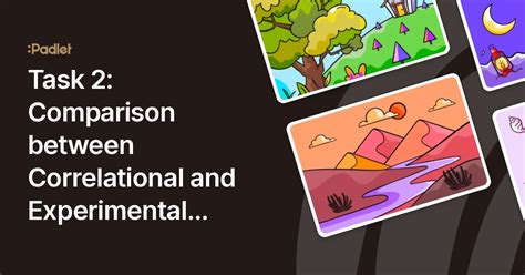 Task 2 Comparison Between Correlational And Experimental Research