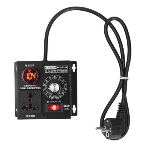 Регулятор напряжения Scr вход 220 В переменного тока вход 0 220 В регулируемый выходной