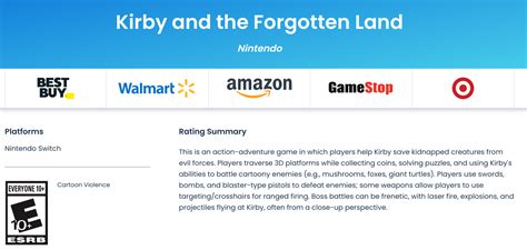 Kirby And The Forgotten Land Already Has An Esrb Rating Sparks Hope