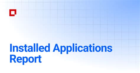 installed applications report faronics deploy documentation