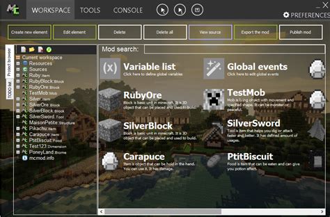 Créer son mod avec Mcreator Création de notre premier bloc Minecraft fr