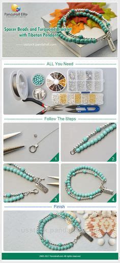 Craft Tutorial Two Layered Bracelet With Gemstone Beads And Tibetan