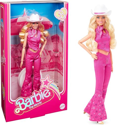 Barbie The Movie Doll Margot Robbie As Barbie Collectible Doll Wearing Pink Western Outfit