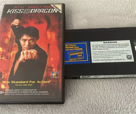 Kiss Of The Dragon Jet Li And Bridget Fonda Vhs Video 1500