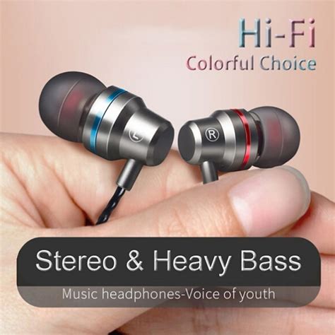 HiFi Wired Earbuds Noise Cancelling Stereo Earphon Vicedeal