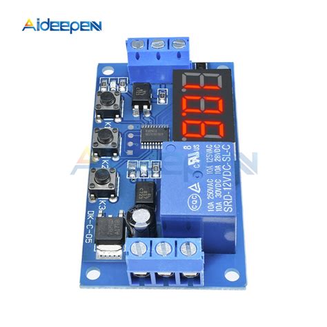 Ddc 331 Dc 12v Trigger Cycle Time Timer Delay Relay Led Digital Displa Aideepen