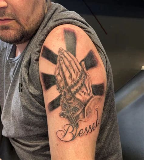 94 Praying Hands Tattoo Designs That Will Rejuvenate Your Faith In Religion