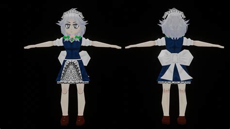 Artstation [retro] Izayoi Sakuya