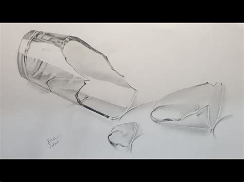 Broken Glass Drawing