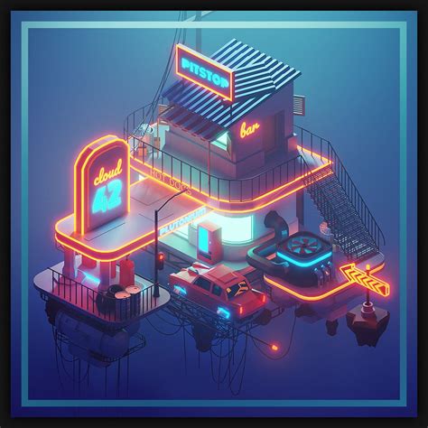 Isometric Cyberpunk 70 Photo