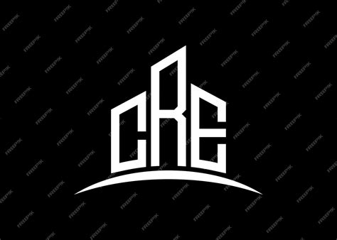 Premium Vector Letter Cre Building Vector Monogram Logo Design
