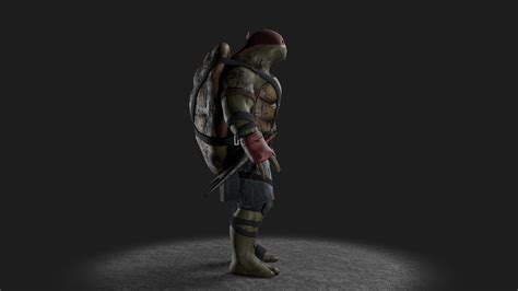 3d Model Tmnt Rigged Vr Ar Low Poly Cgtrader