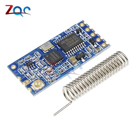 433mhz hc 12 si4463 wireless serial port module 1000m replace bluetooth