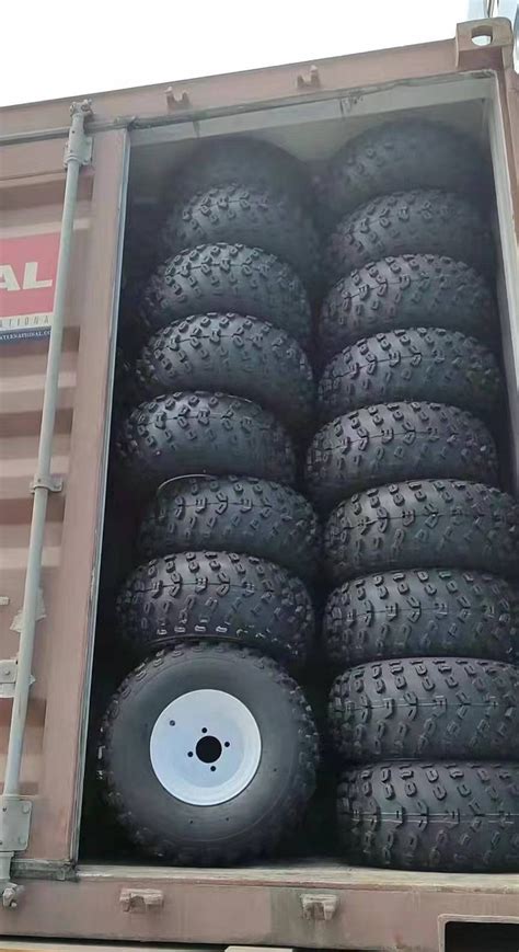 The Tires Wheels Are Assembled Into The Container